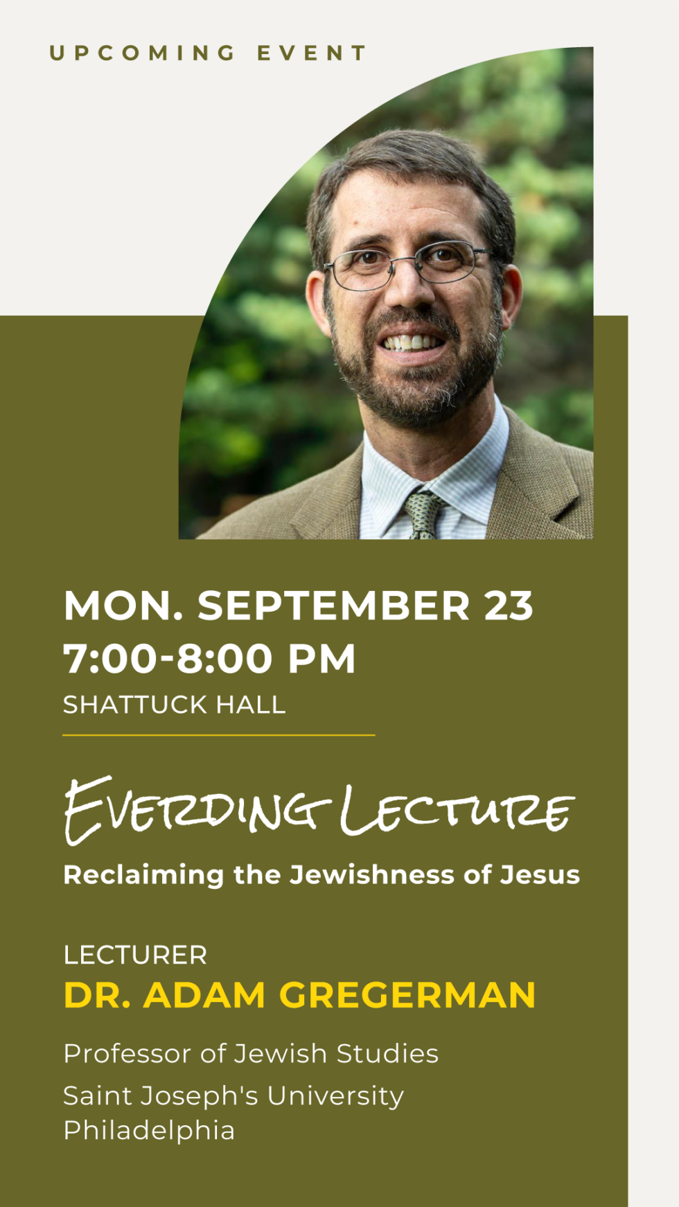 Everding Lecture: Reclaiming the Jewishness of Jesus | Iliff School of ...